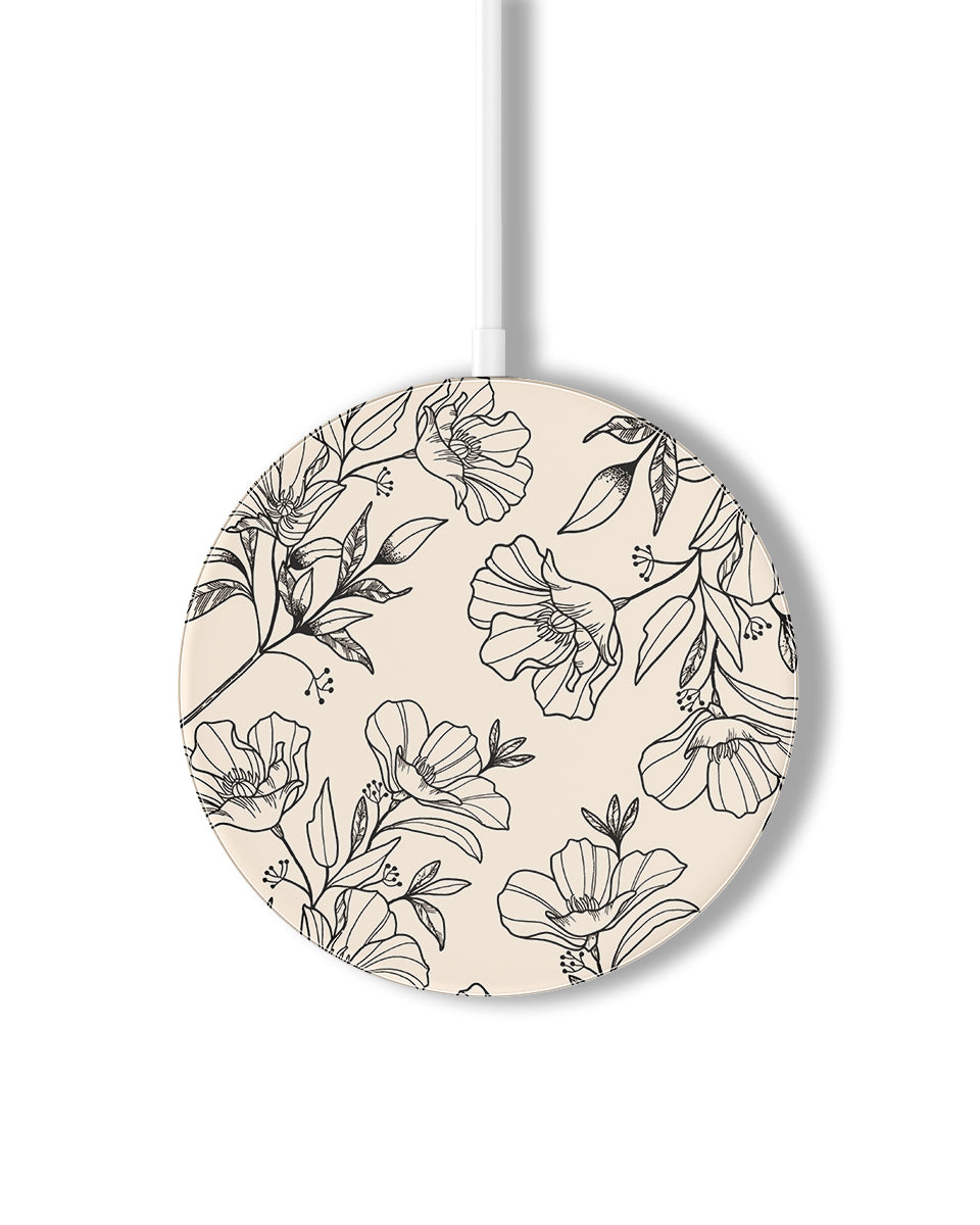 WIRELESS CHARGER - FLOWER OUTLINES – THE CASE BIBLE